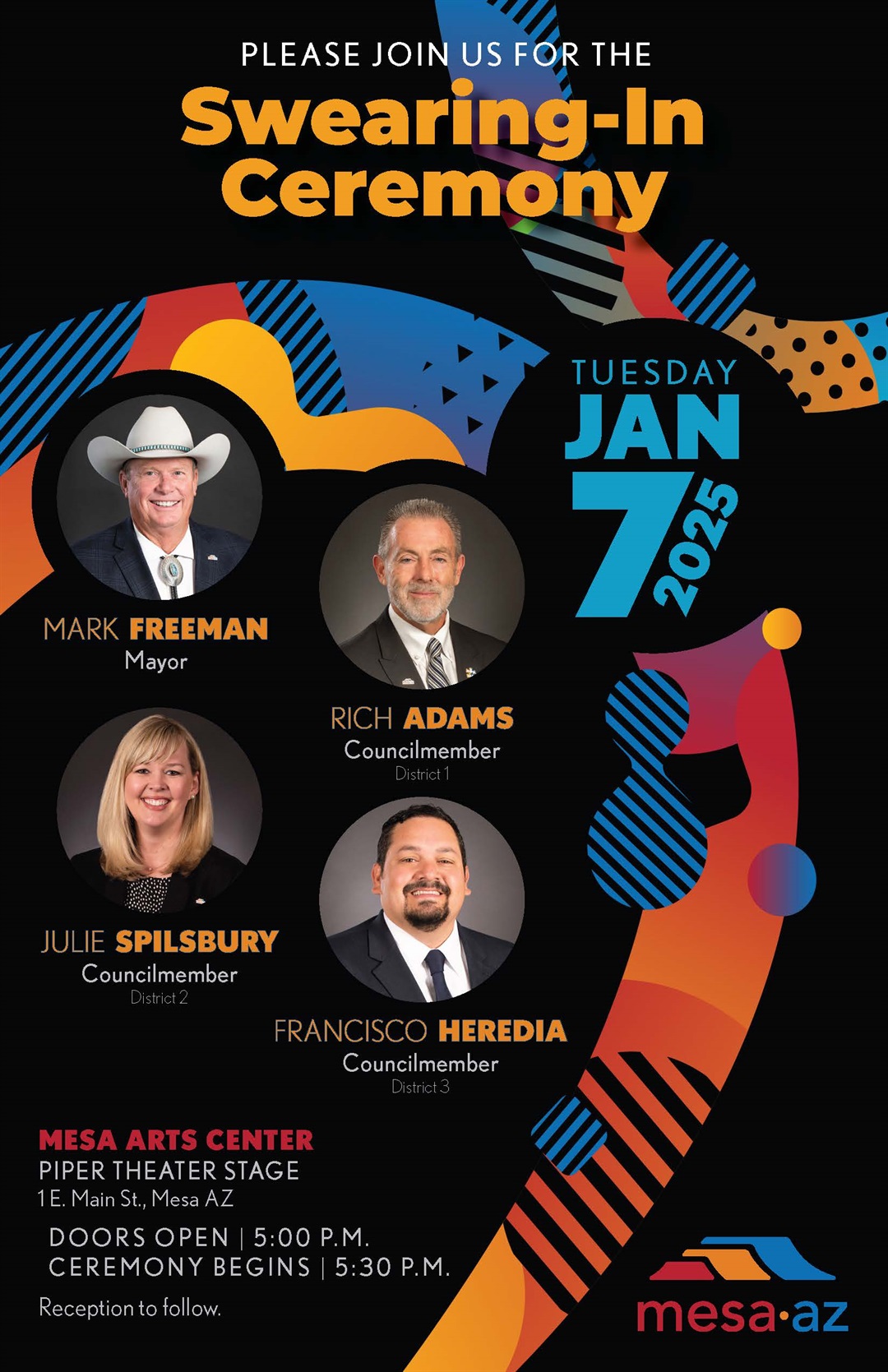 Mayor and Council Swearing-In Ceremony - City of Mesa